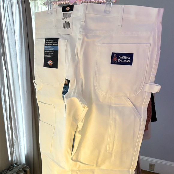 Dickies | Jeans | Nwt Dickies White 36 X 32 Painters Cargo Pants ...